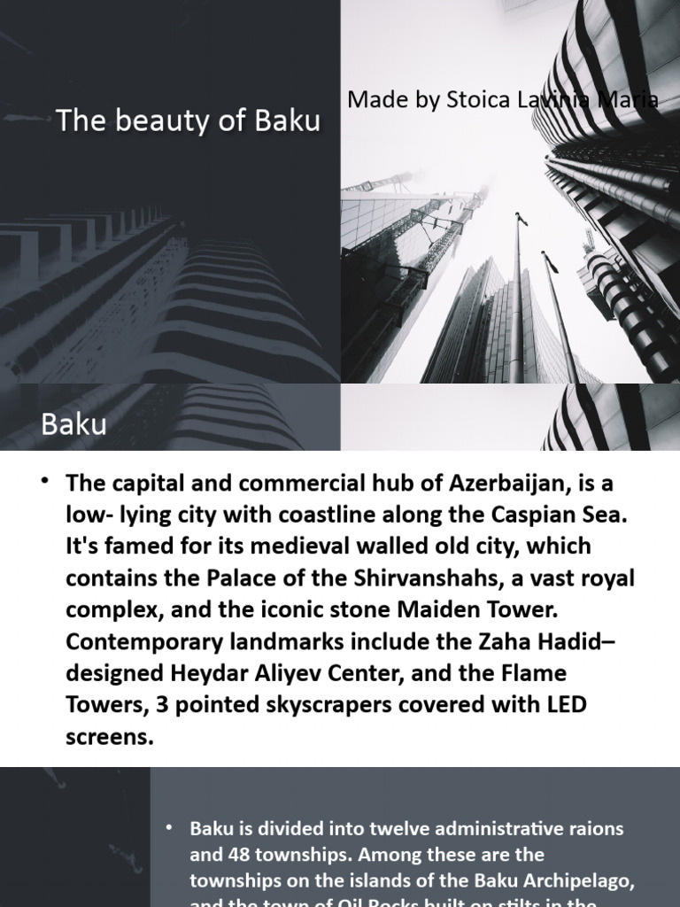 The Beauty of Baku | PDF