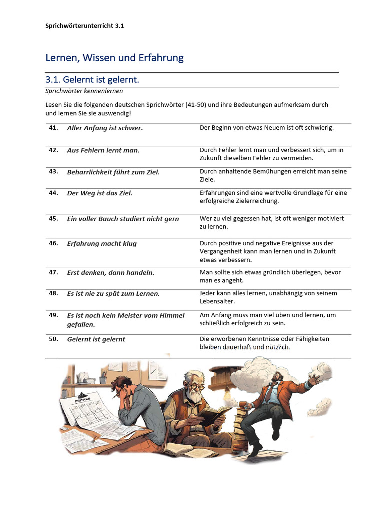 Gelernt Ist Gelernt | PDF