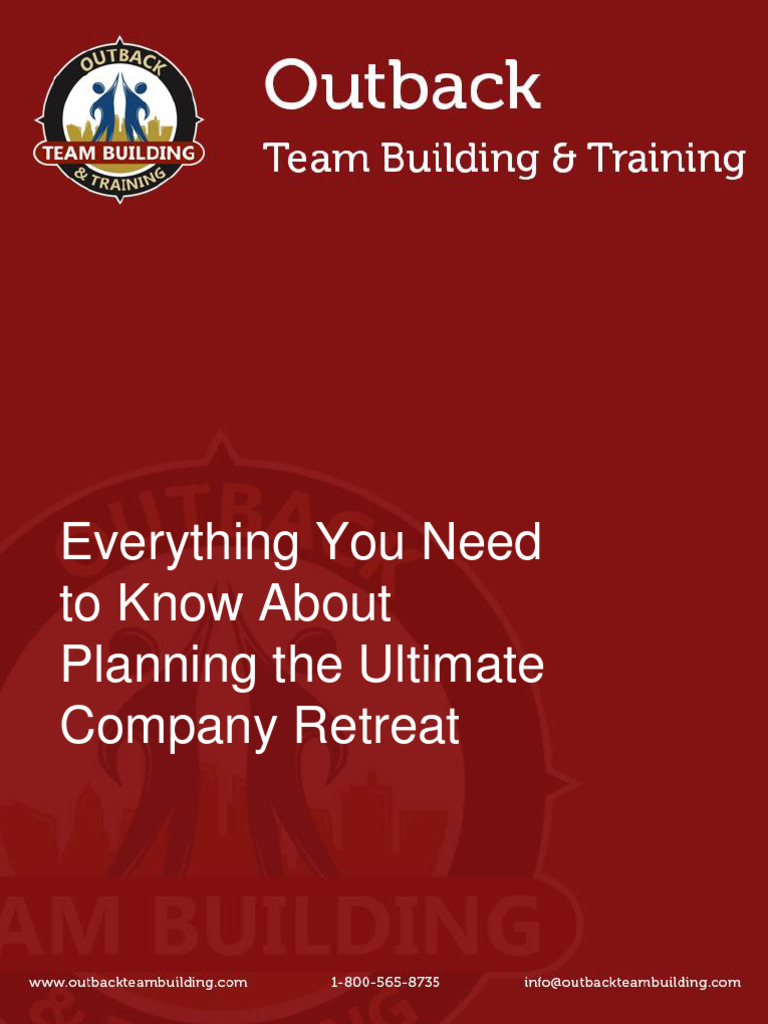 Everything You Need To Know About Planning The Ultimate Company Retreat ...