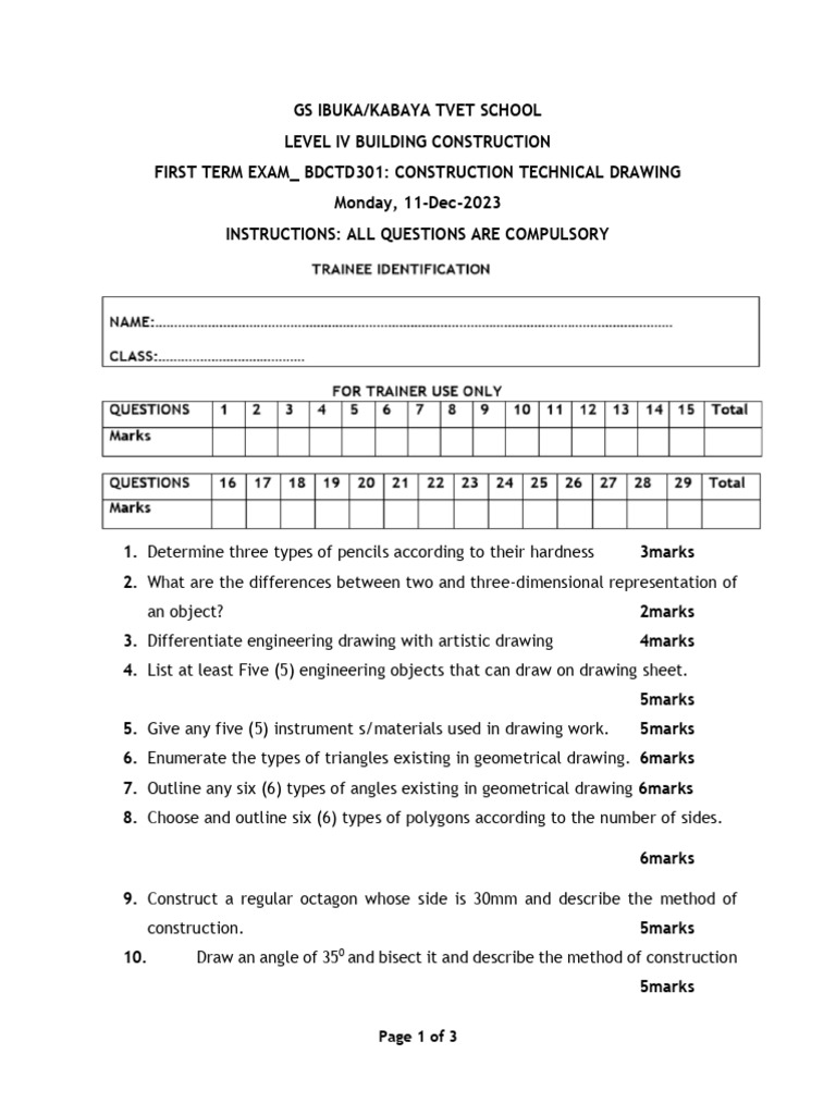 Technical Drawing | PDF