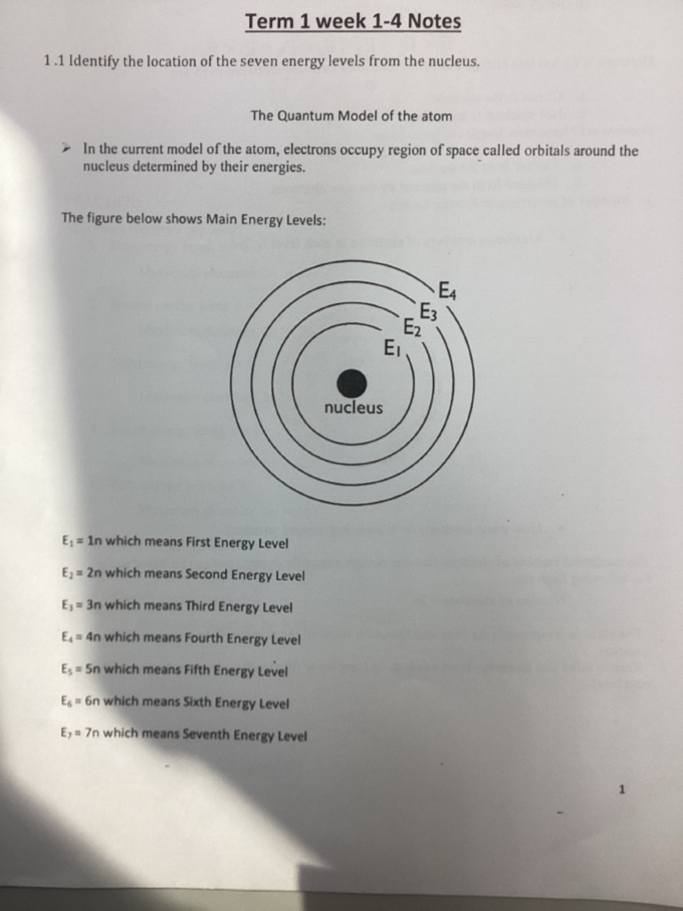 Term 1 Week 1-4 Notes | PDF