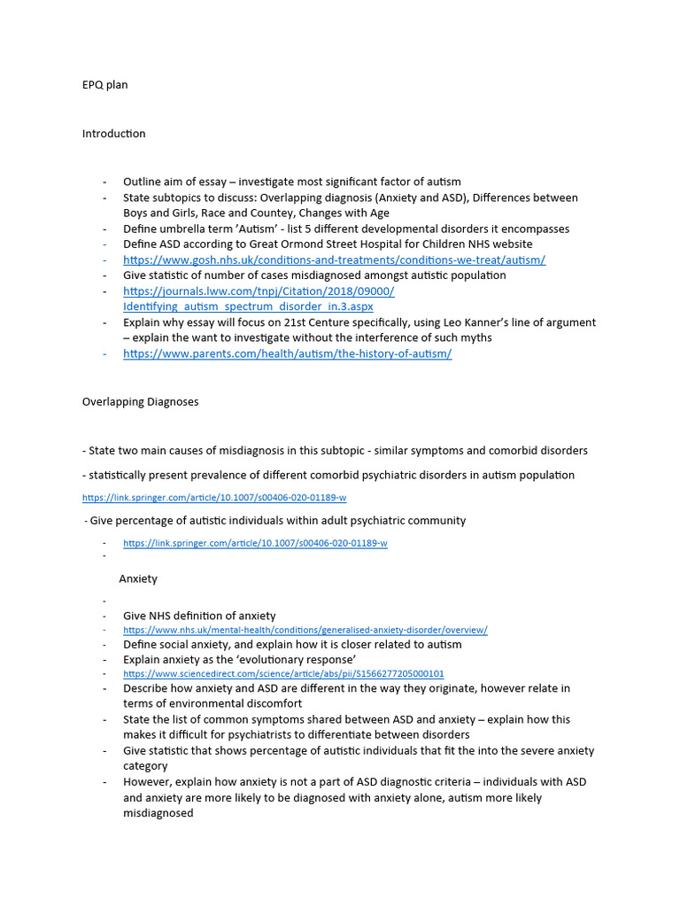 EPQ Real Plan 2 | PDF