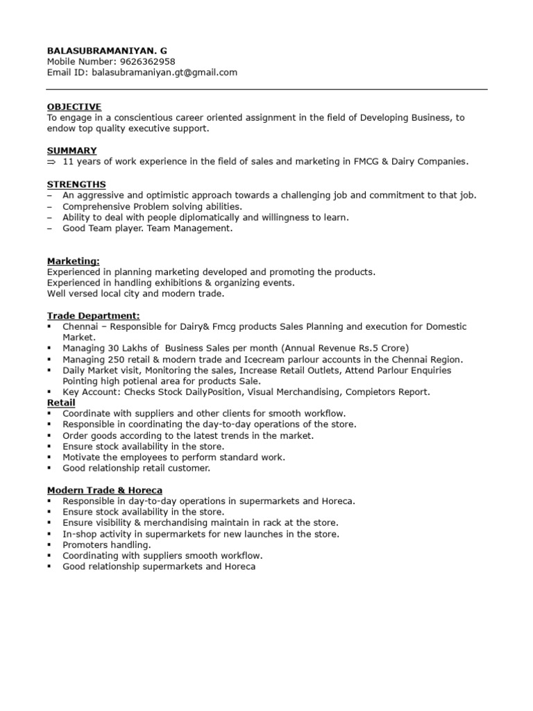Bala resume | PDF