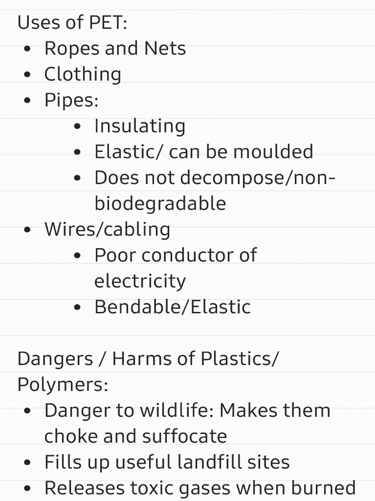 Polymers Notes | PDF