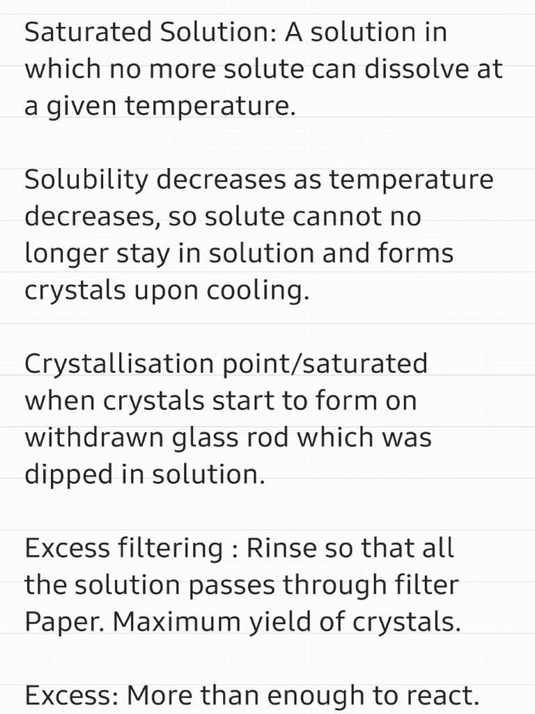 Salt Preparation Notes | PDF