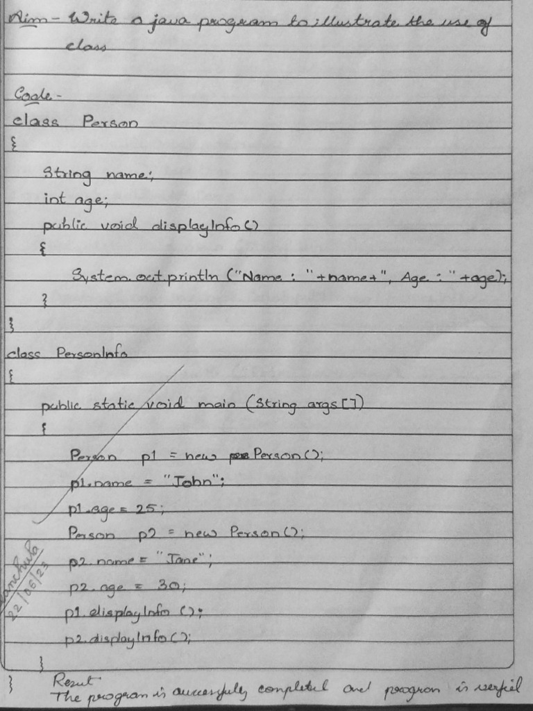 JAVA Lab Record | PDF JAVA Lab Record | PDF