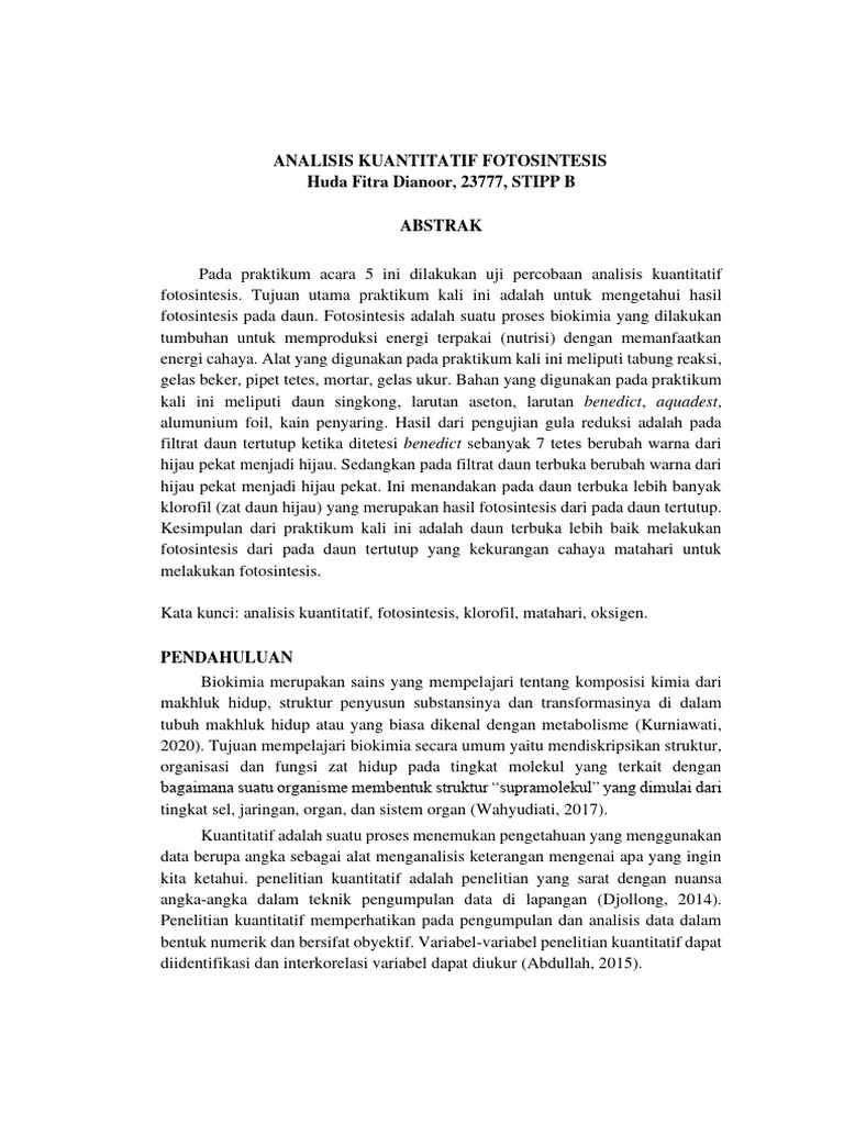 Laprak Biokimia 5 | PDF | Kesehatan Holistik