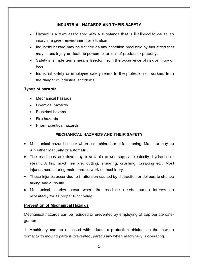 Industrial Hazards and Safety Measures | PDF | Fires | Carbon Dioxide