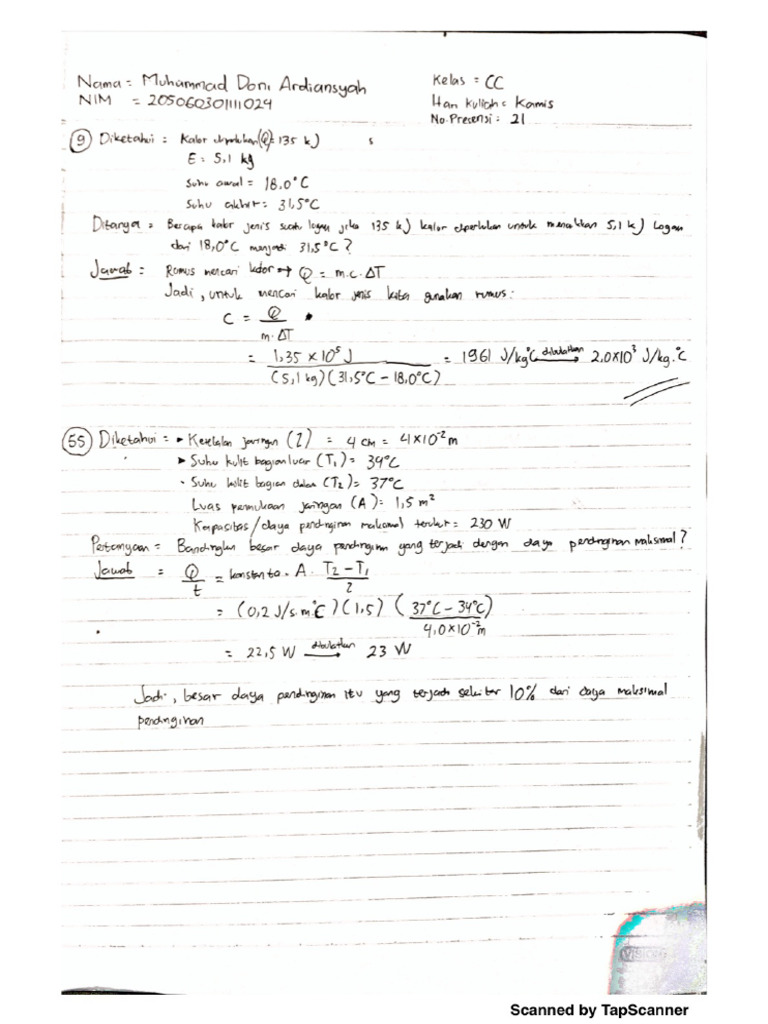 Fisika Lanjut - Muhammad Doni Ardiansyah | PDF