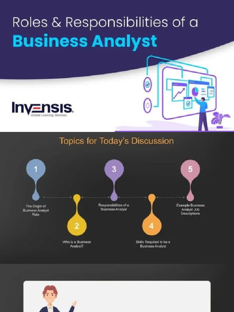 Roles and Responsibilities of Business Analyst | PDF