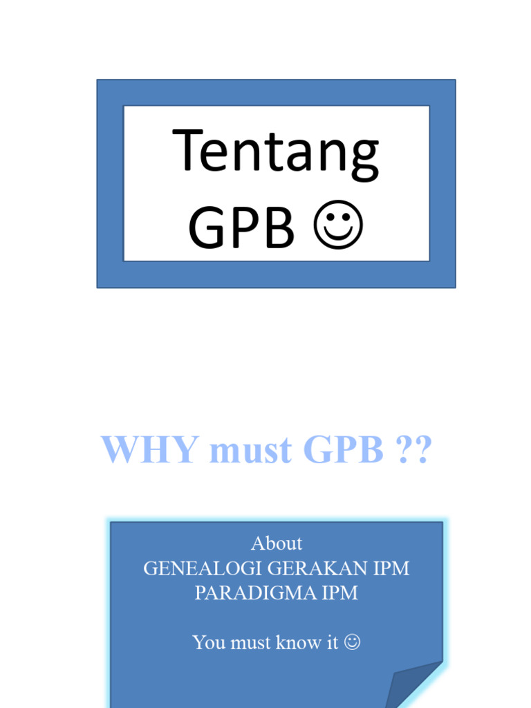 Tentang GPB | PDF