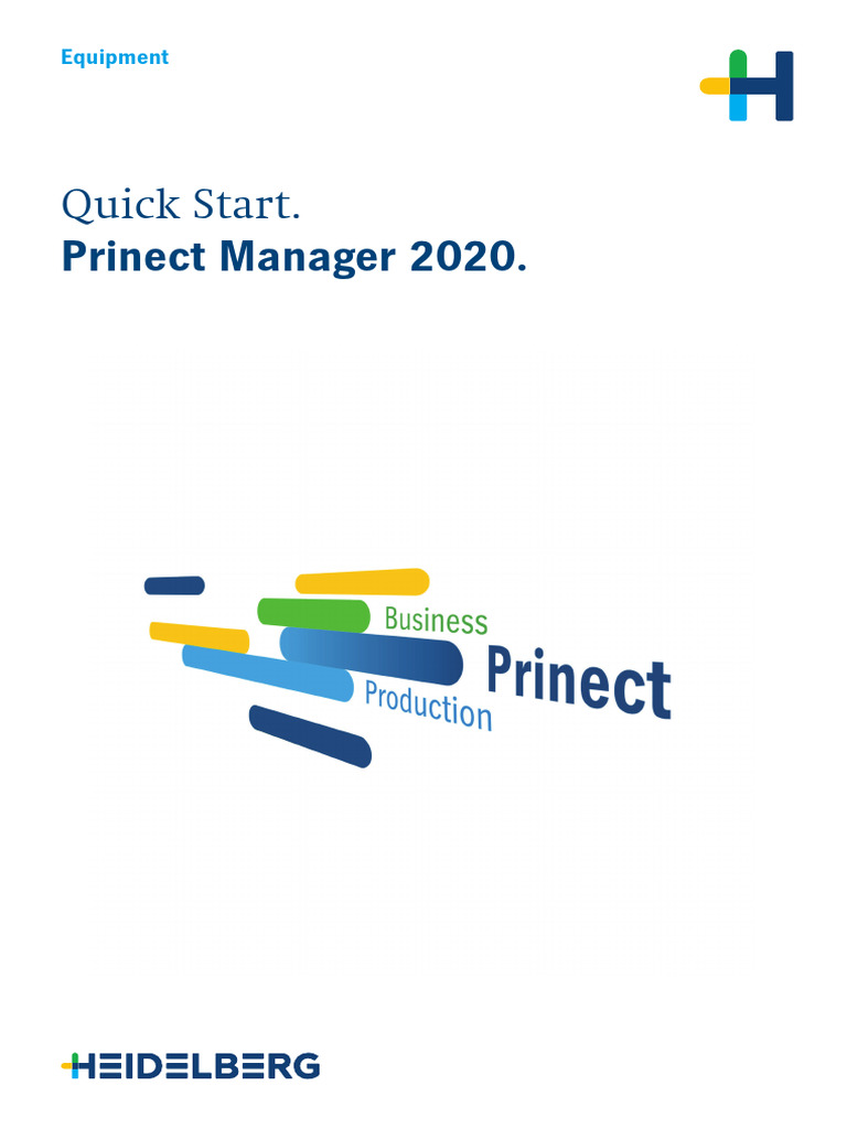 Prinect Quick Start 2020 en | PDF | Page Layout | Computer File
