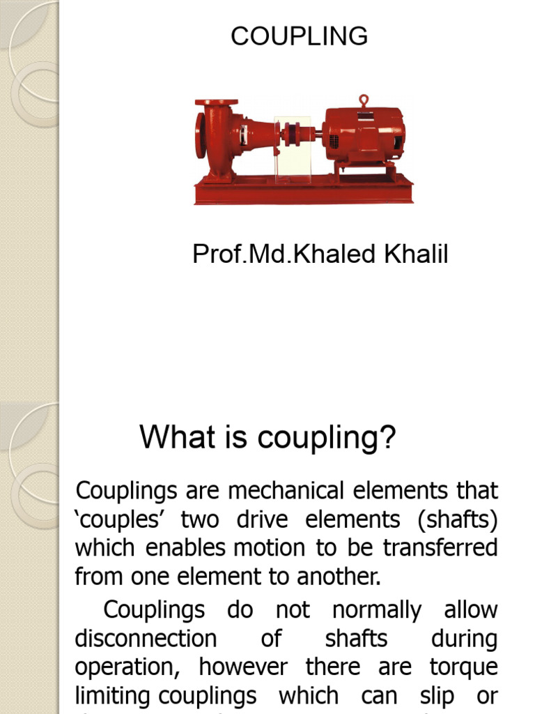 Coupling | PDF