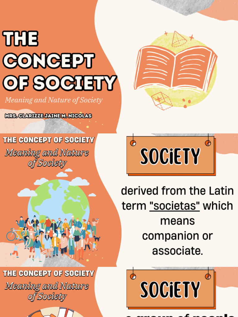 Understanding the Concept of Society | PDF