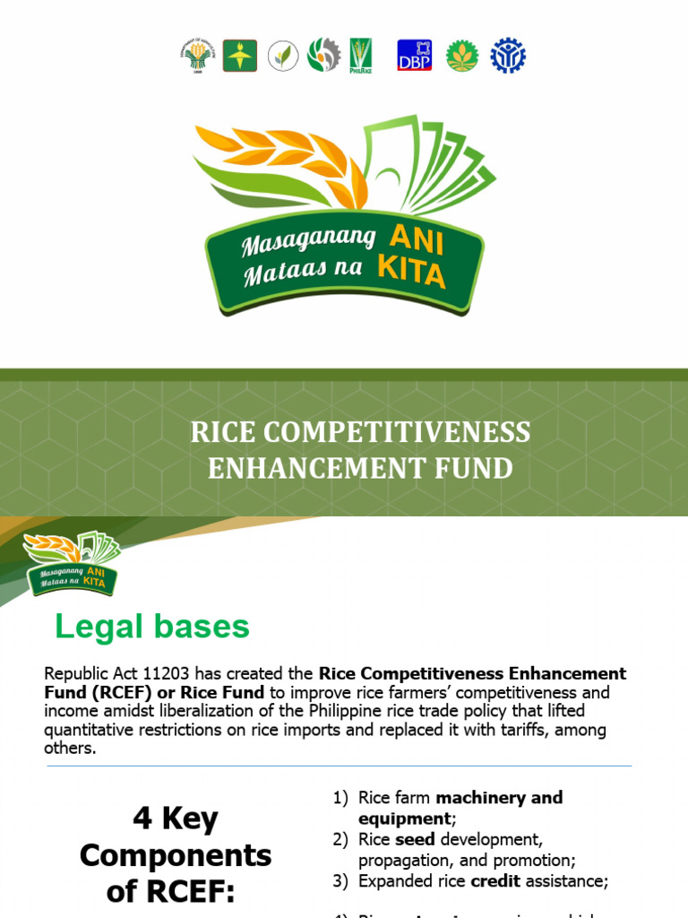 Understanding RCEF and Implication To Rice Farmers | PDF | Loans ...