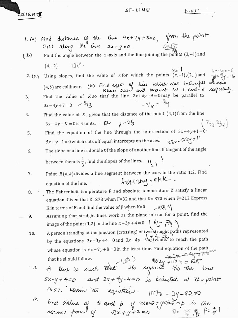 Assign ST Lines | PDF