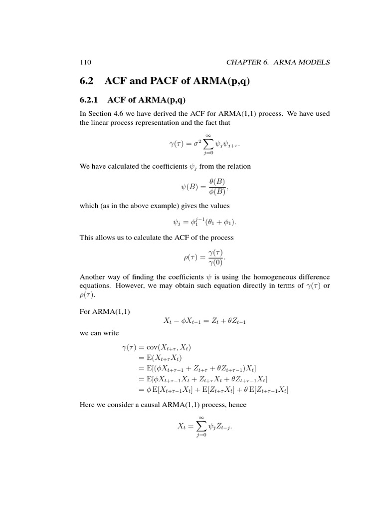 TS Chapter6 2 | PDF | Autoregressive Model | Mathematical Objects