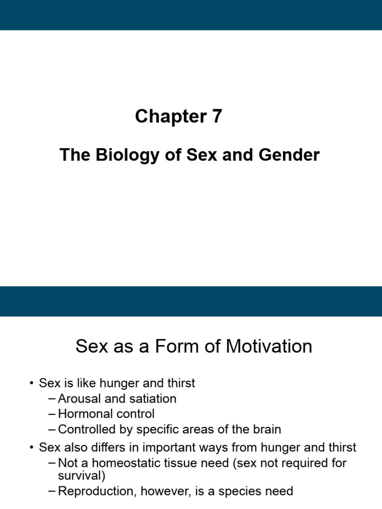 Chapter 7 PowerPoint | PDF | Odor | Homosexuality
