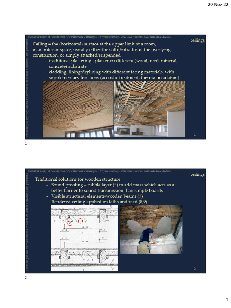 AD1.07 - Ceilings 2022-23 | PDF