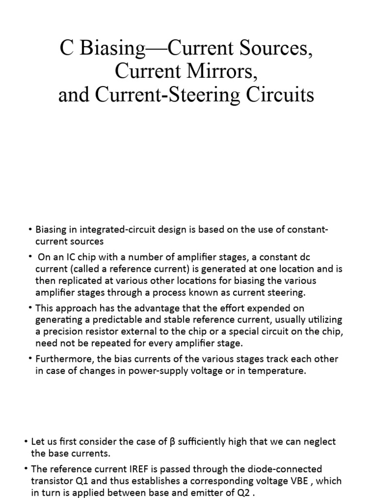 Current Mirror | PDF