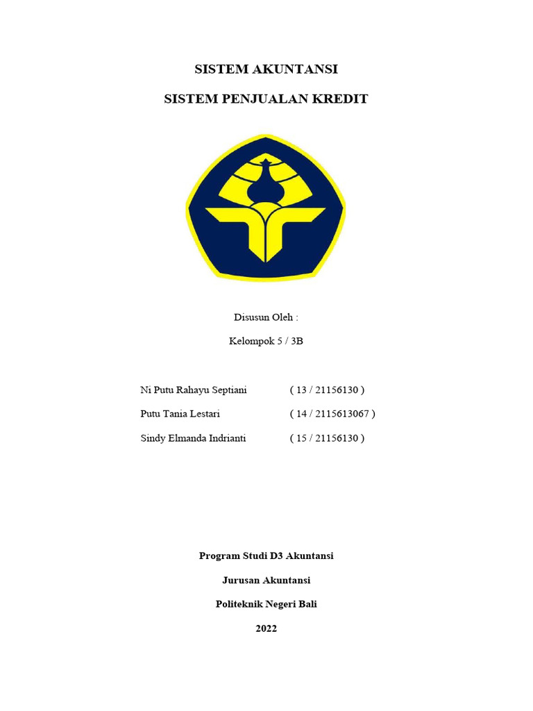 Sistem Akuntansi | PDF Sistem Akuntansi | PDF