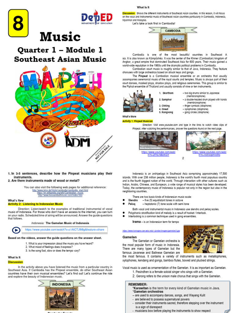 1st Q MAPEH FINAL PDF G8MODULE A4 Size 2021 2022 | PDF