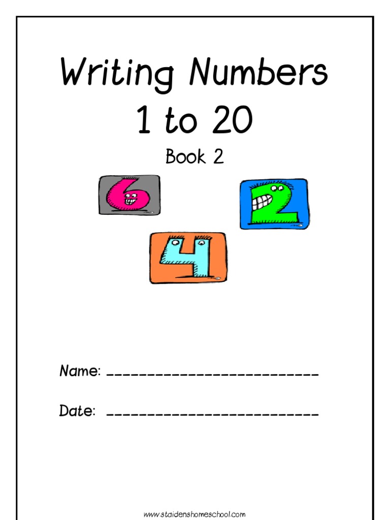 Numbers & Counting 1 To 20 - Book 2 | PDF | Computing | Software