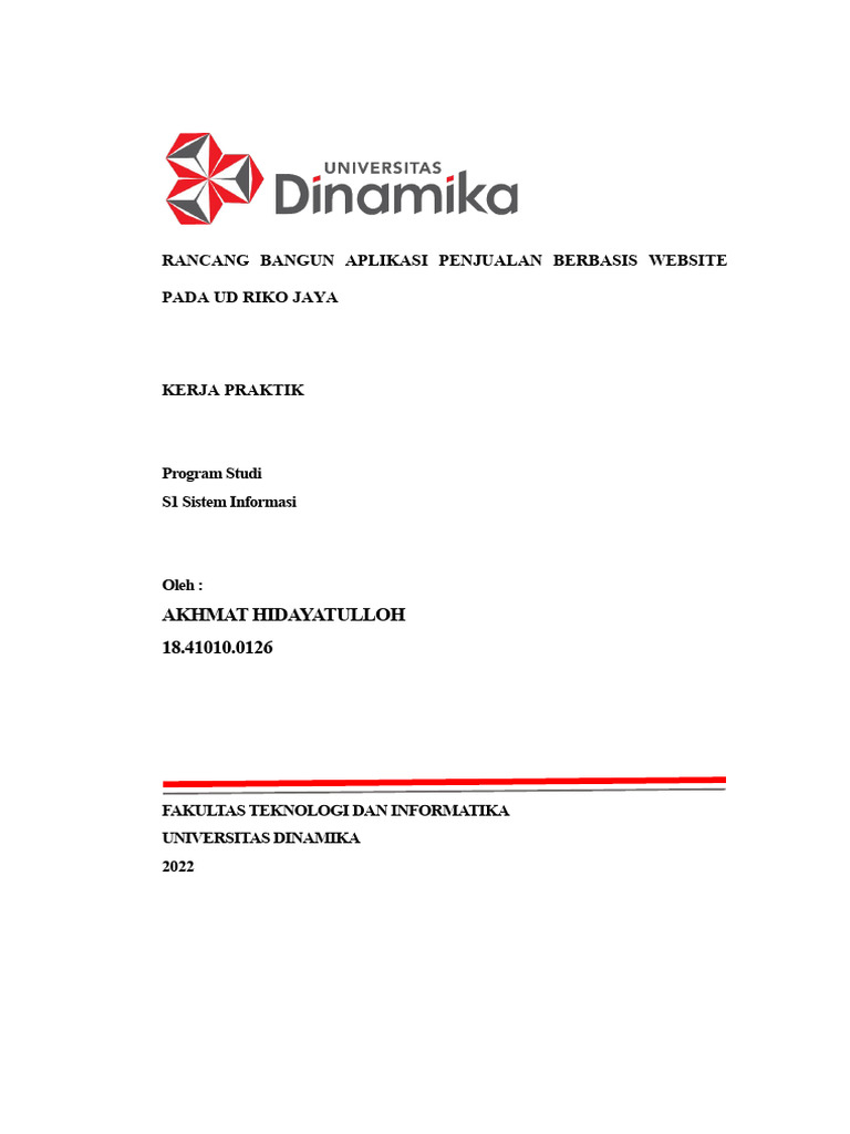 Laporan-18410100126-Akhmat - Hidayatulloh - Komen Minor (1) - No | PDF