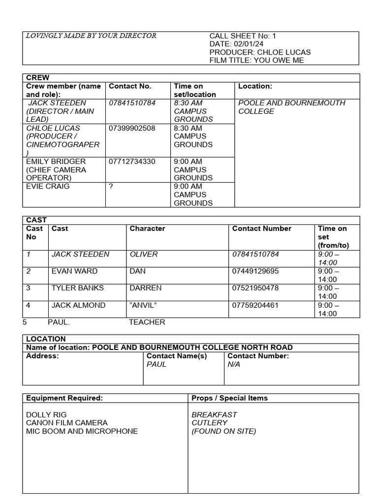 You Owe Me cs1 | PDF