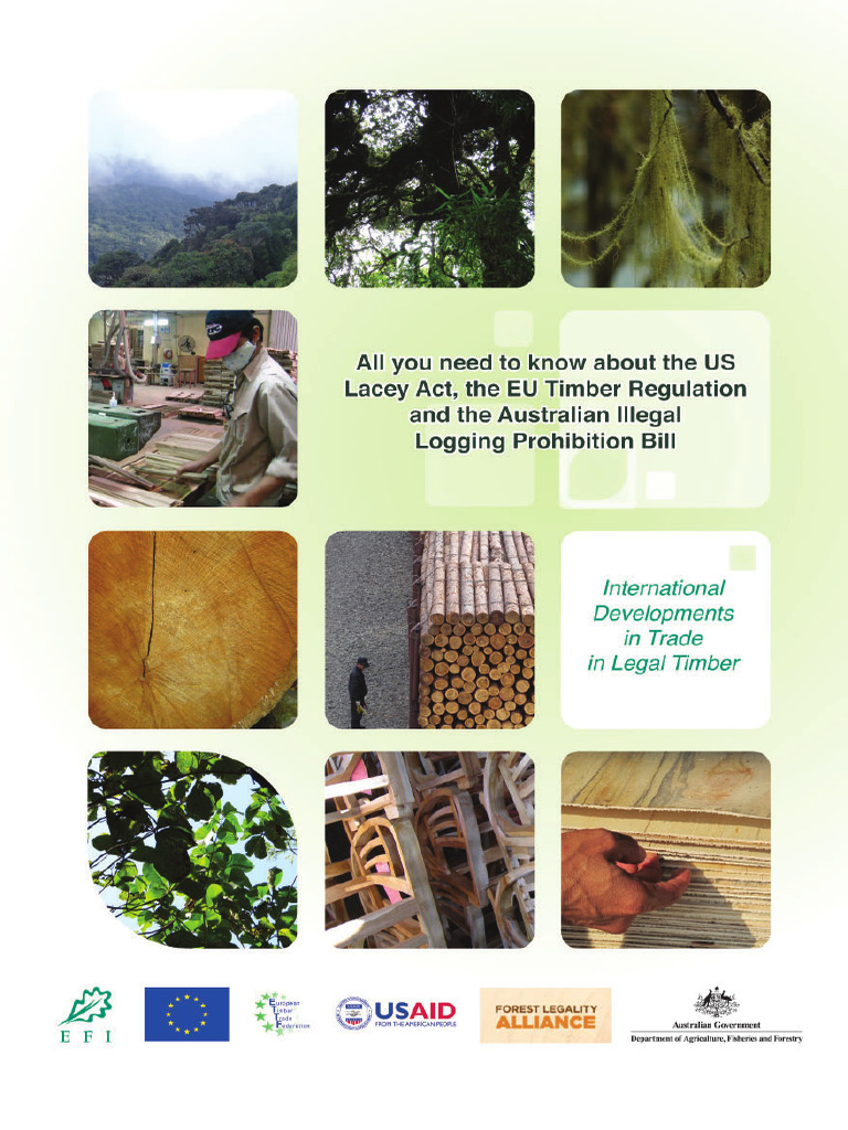 Booklet - International Developments in Trade in Legal Timber | PDF