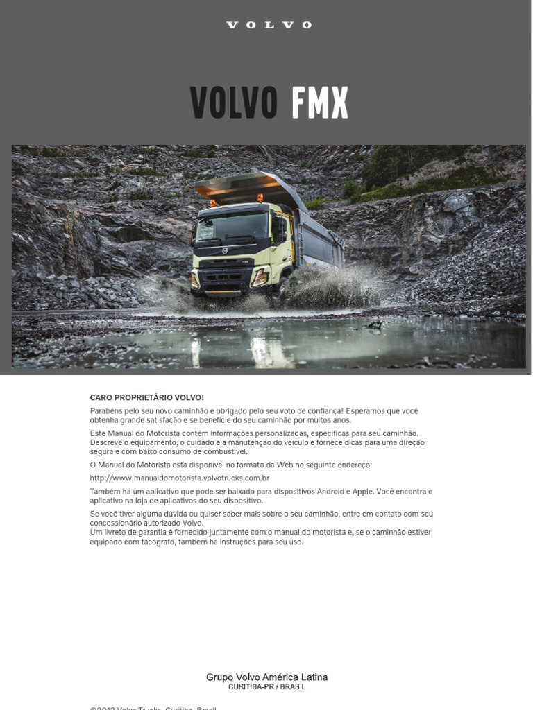 Volvo - FMX 460 (Báscula) | PDF | Motores | Freio