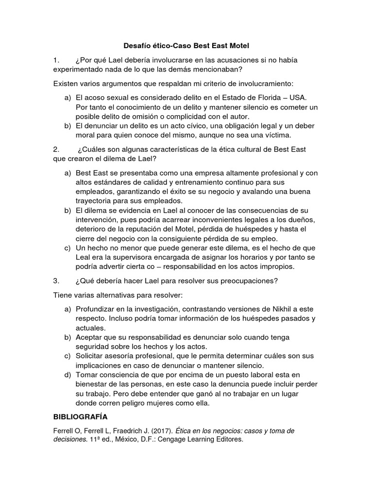 Caso Best Est Model | PDF | Justicia | Crimen y violencia