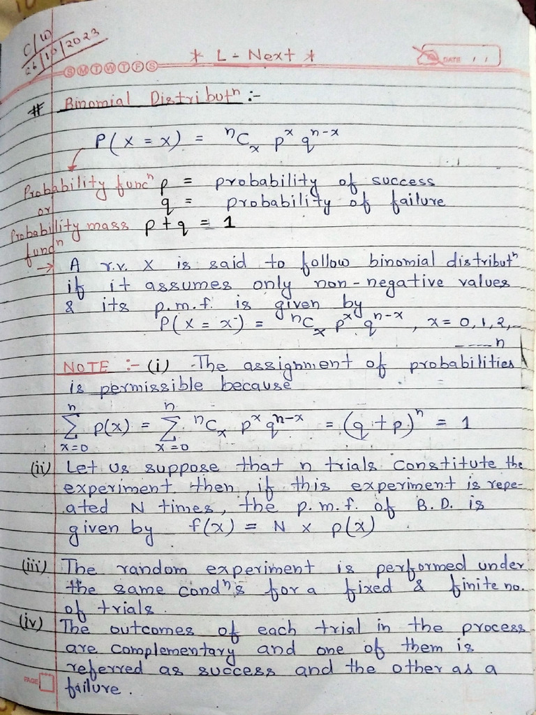 Binomial Distribution | PDF