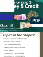Chapter 3 Eco Class 10 Notes | PDF | Money | Credit
