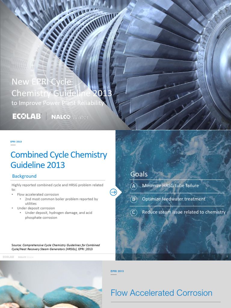 EPRI 2013 Cycle Chemistry Guidelines | PDF