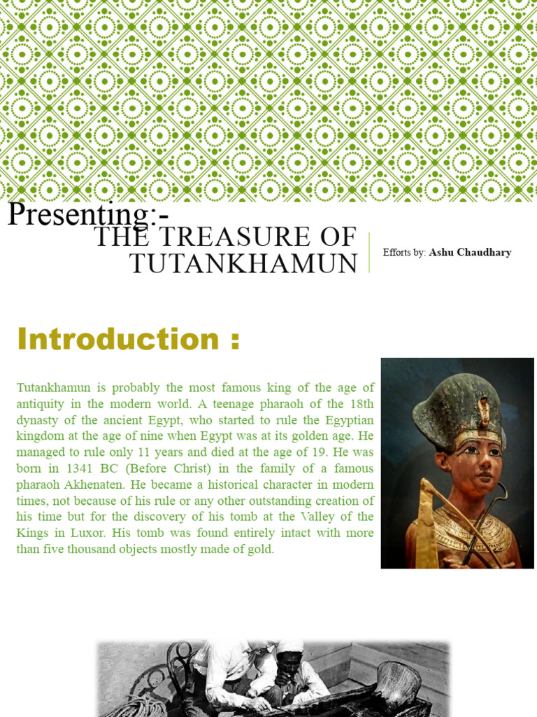 The Treasure of Tutan-Khamun | PDF | Tutankhamun | Ancient Egypt