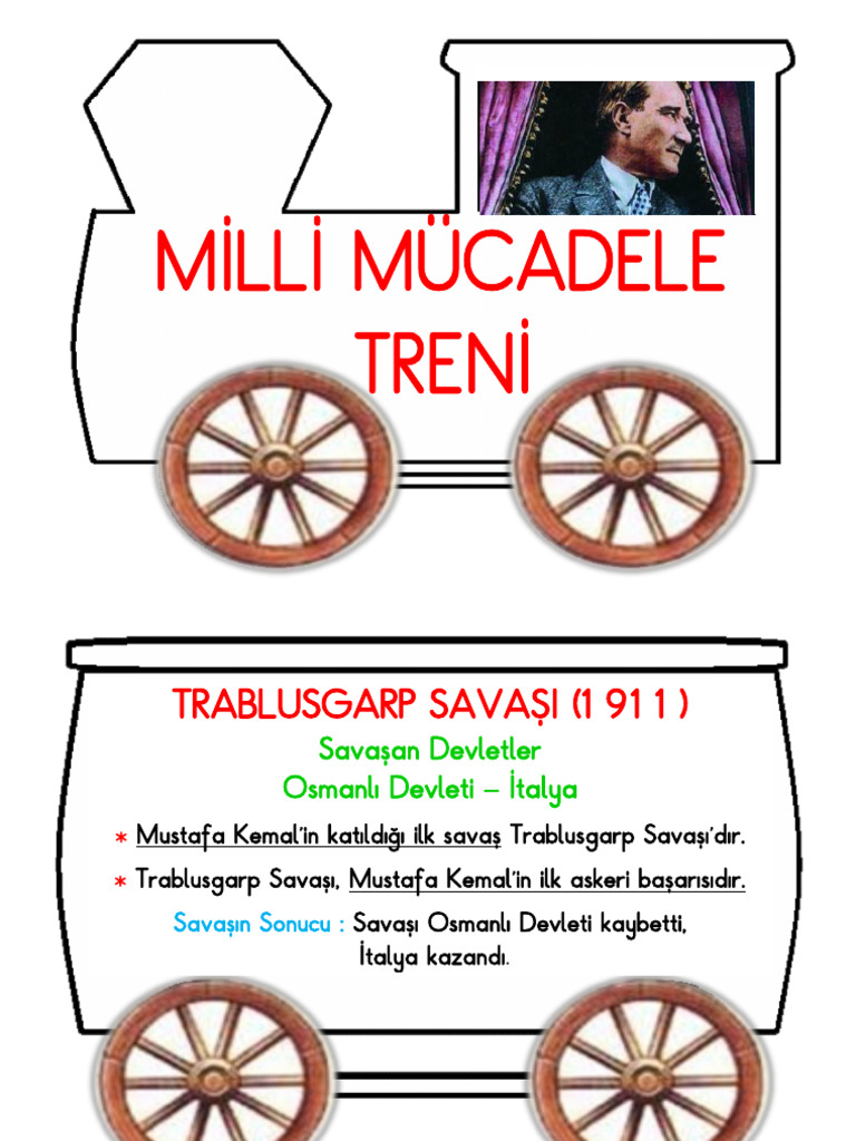 4.sinif Sosyal Bilgiler Dersi Milli Mucadele Treni Defter Notlari | PDF 4.sinif Sosyal Bilgiler Dersi Milli Mucadele Treni Defter Notlari | PDF