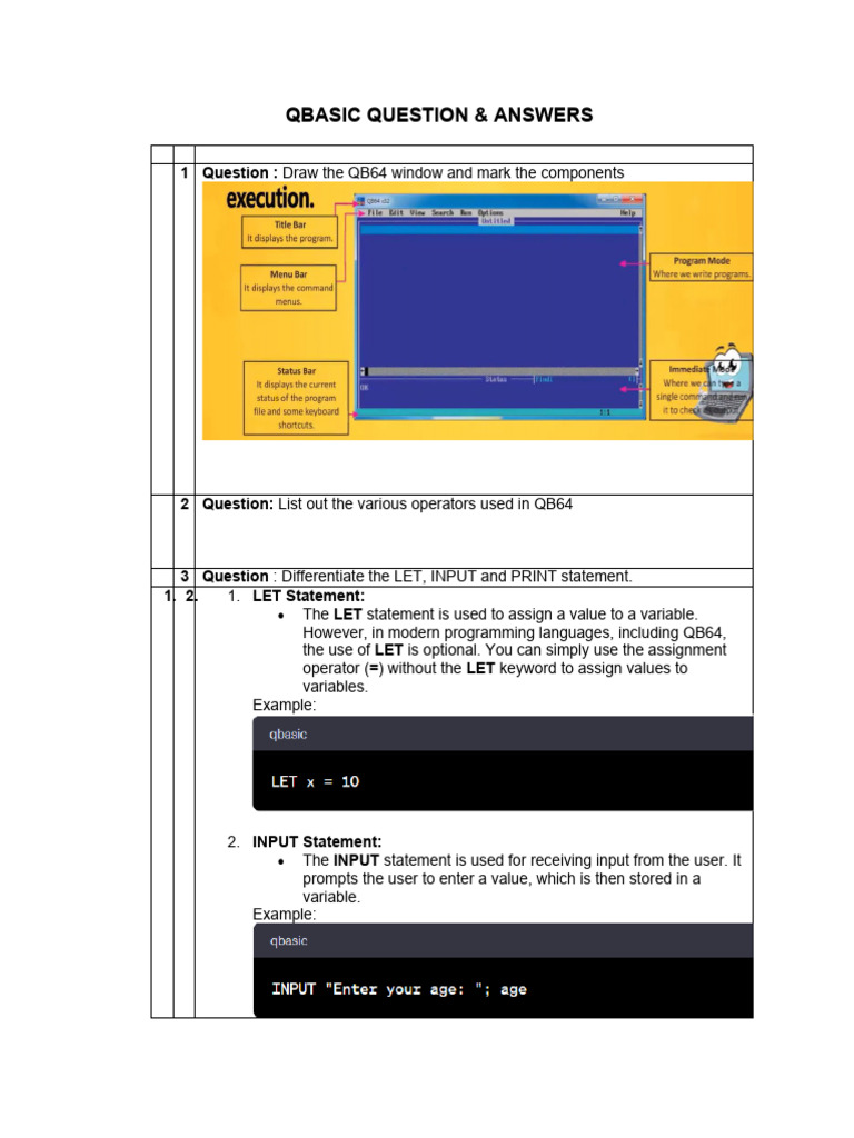 Qbasic Question | PDF Qbasic Question | PDF