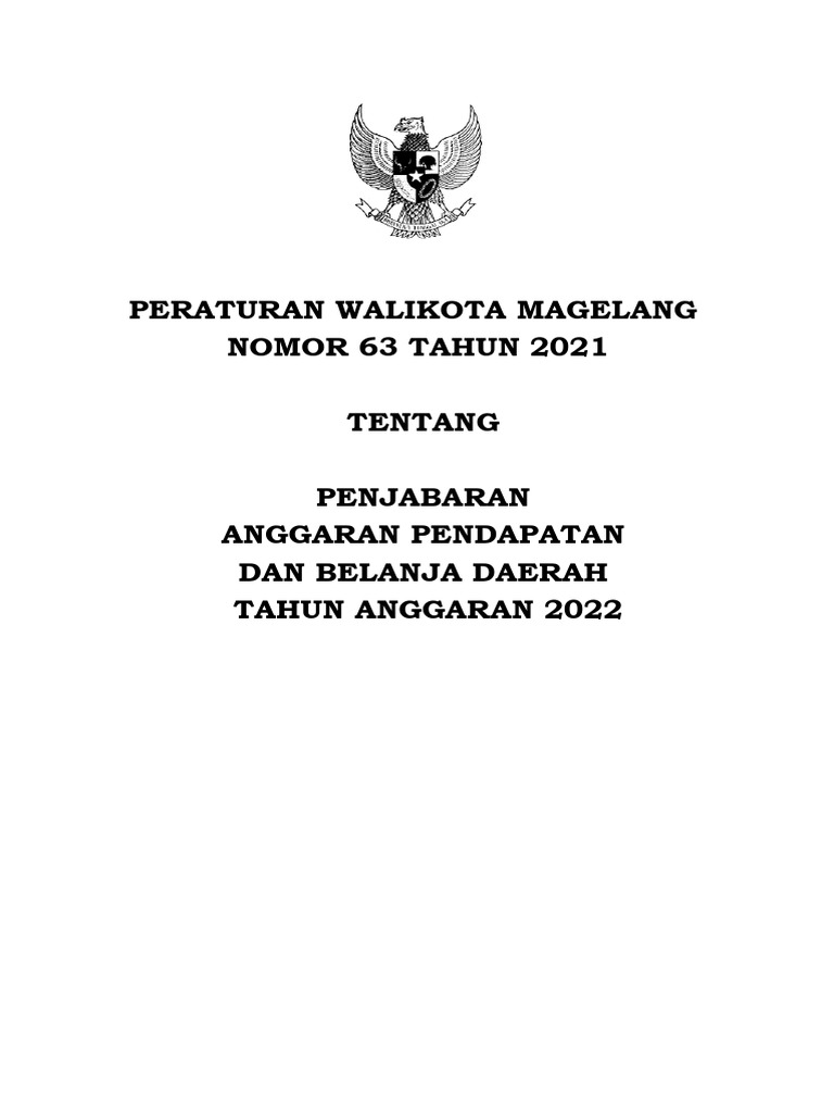 Perwal 63 TH 2021 Publish | PDF