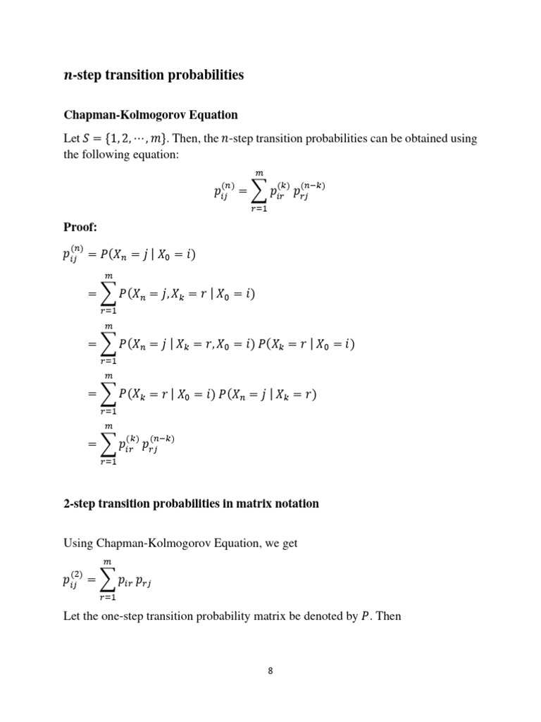 STAT 408 Part 4 | PDF | Markov Chain | Matrix (Mathematics)
