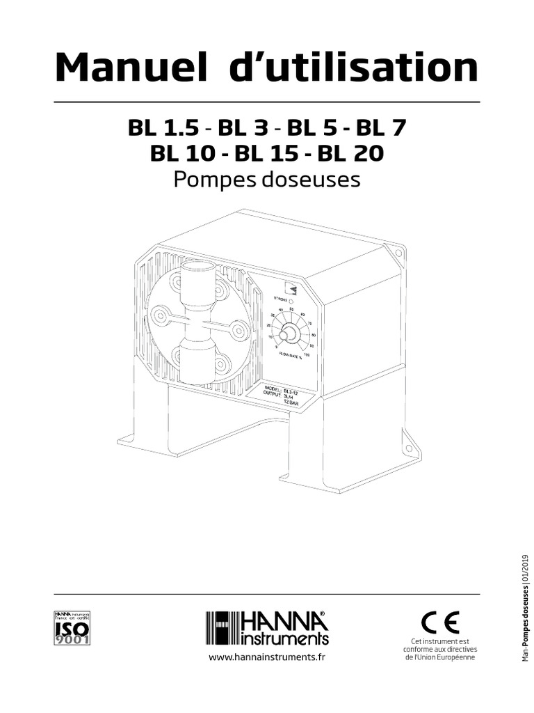 Notice Pompes BL | PDF