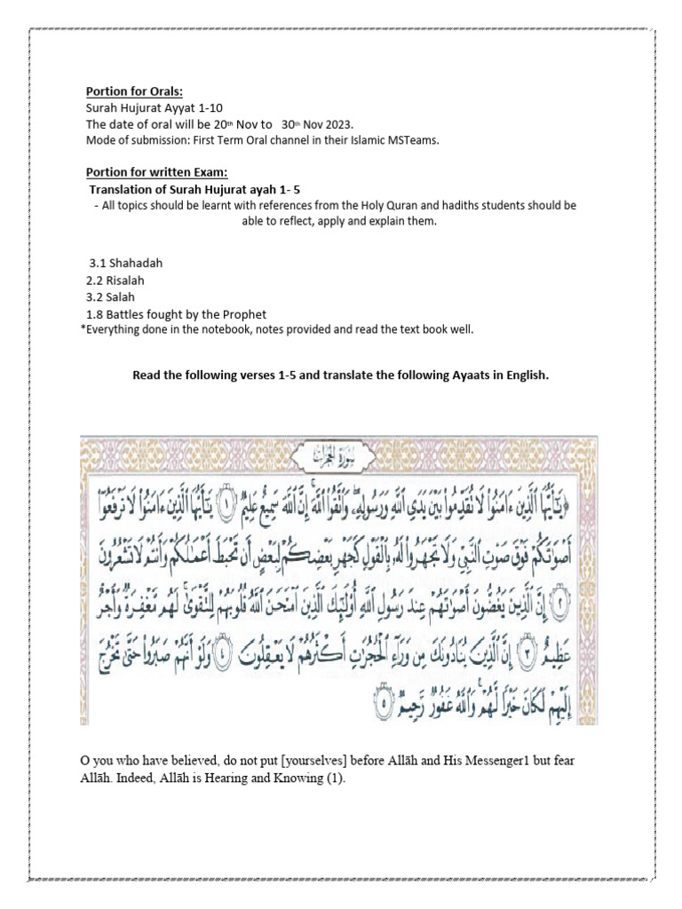 Year-9 Notes First Term | PDF