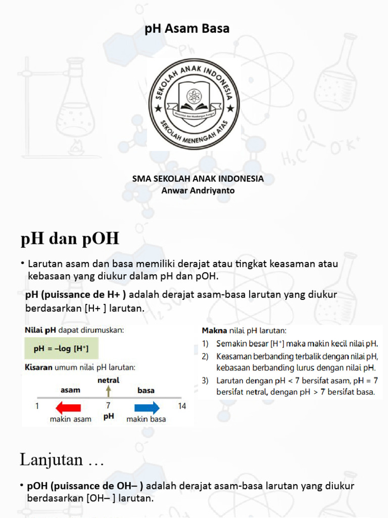Kelas 11 PH Asam Basa | PDF