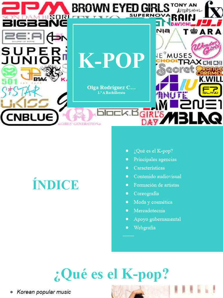 Trabajo Del K Pop | PDF