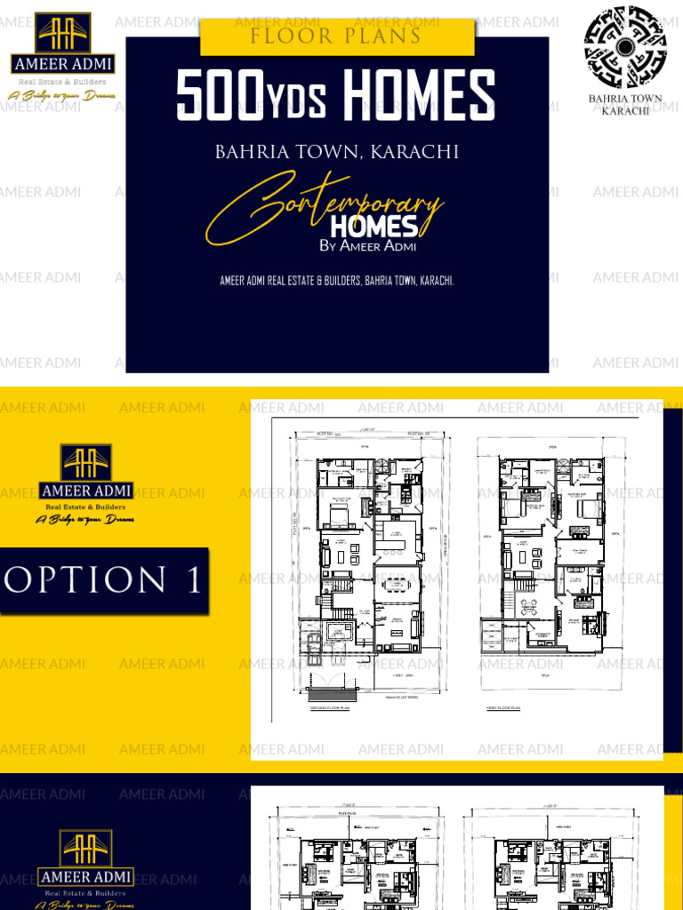 500 Sq. Yd. Floor Plans | PDF
