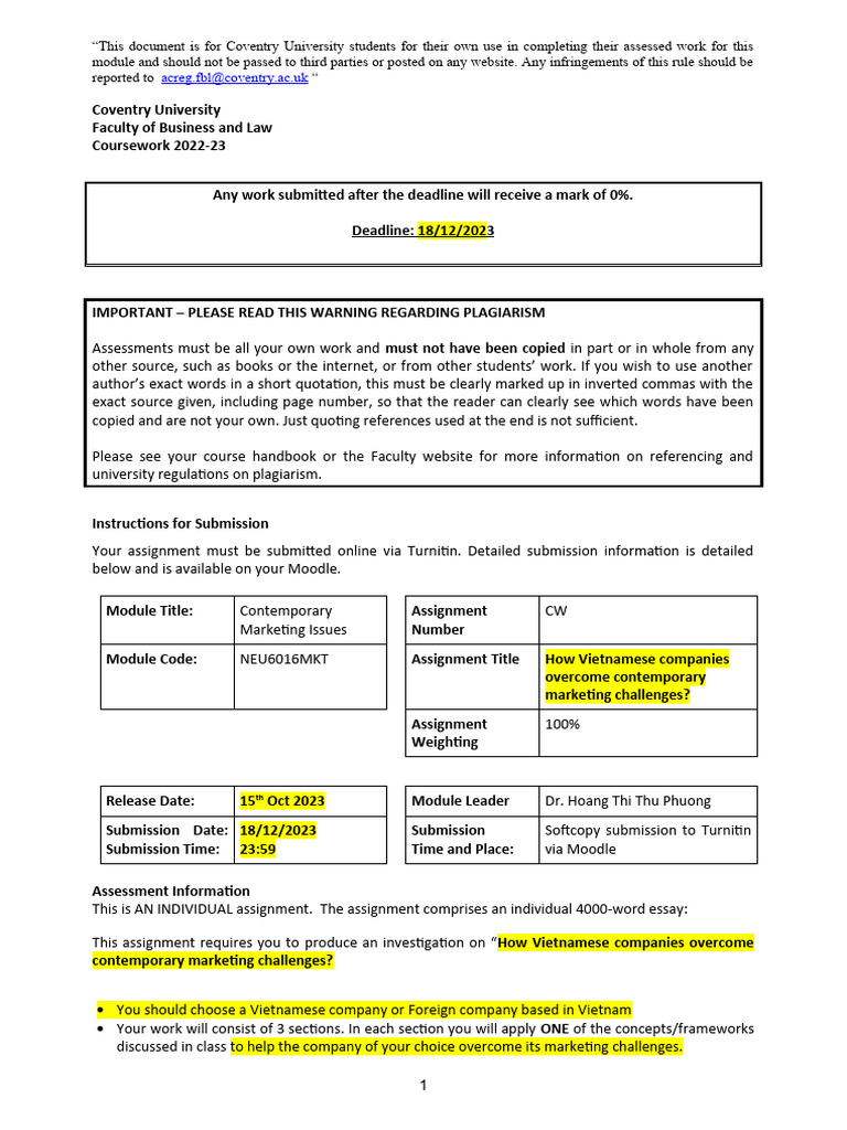 Neu Ibd Mkt Cmi Cw Fall 2023 Pdf