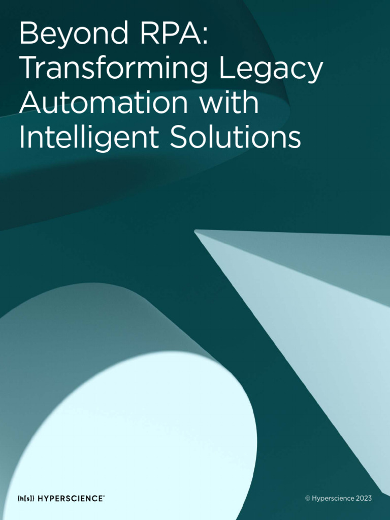 Beyond RPA 1 | PDF | Business