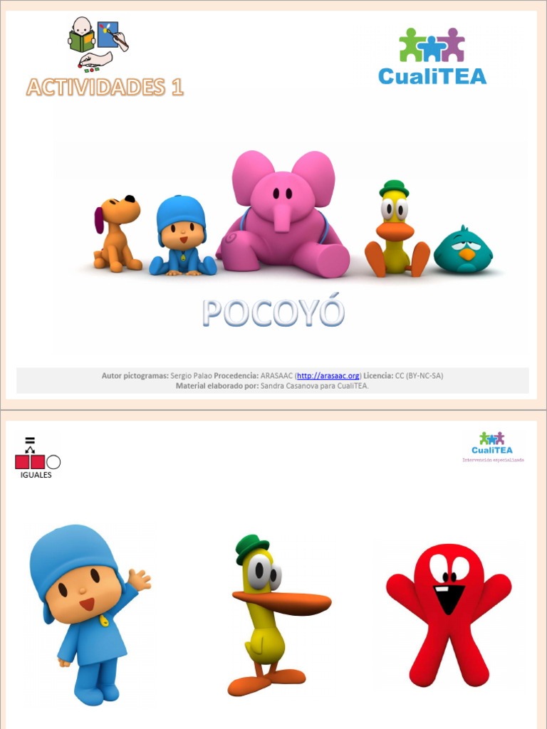 Cuaderno Pocoyó | PDF