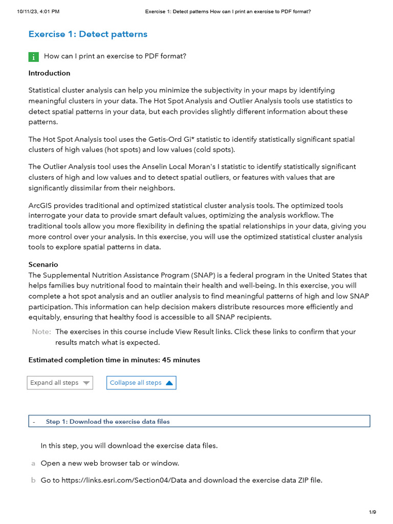 Section 4 Exercise 1 Detect Patterns Pdf