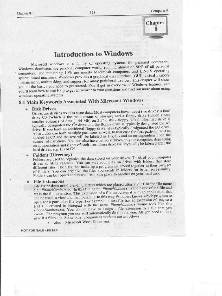 Class 9 Computer Chapter 8 Pdf 